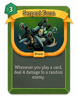 Serpent Form – Silent Rare Power – Slay the Spire 2 Card – Untapped.gg