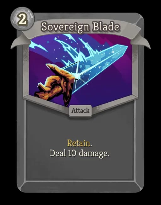 Sovereign Blade – Token Attack – Slay the Spire 2 Card – Untapped.gg