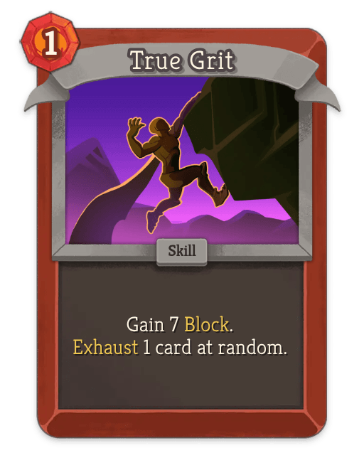 True Grit – Ironclad Common Skill – Slay the Spire 2 Card – Untapped.gg