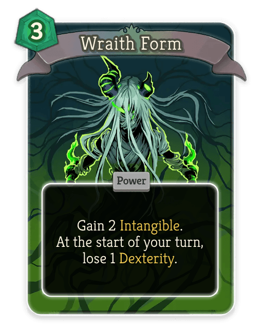 Wraith Form – Silent Ancient Power – Slay the Spire 2 Card – Untapped.gg